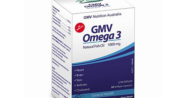 قیمت و خرید سافت ژل امگا 3 جی ام وی نیوتریشن